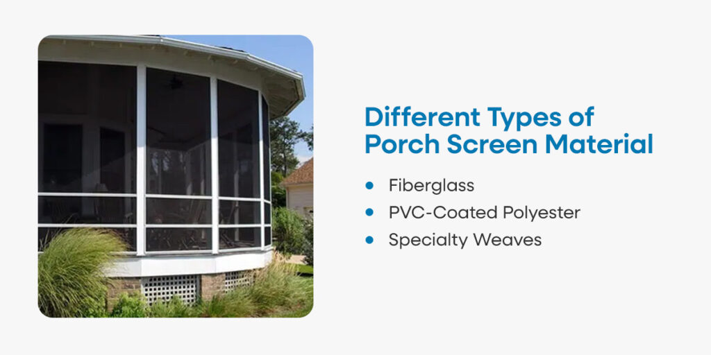 How to Pick the Right Porch Screen Material - Screenmobile