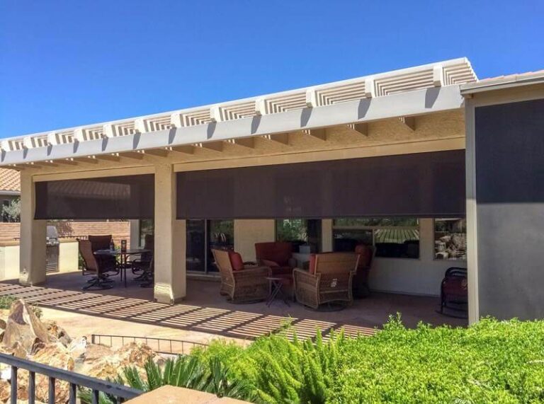 Sun Control Retractable Shades | Motorized Shades | Screenmobile